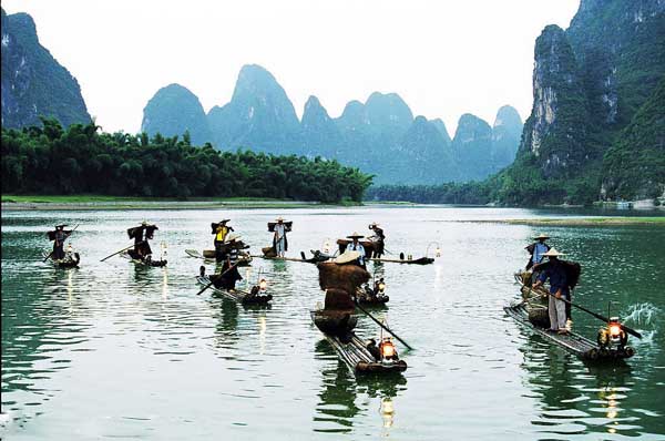 Photo, Image & Picture of Li River Cormorant Fishing Show