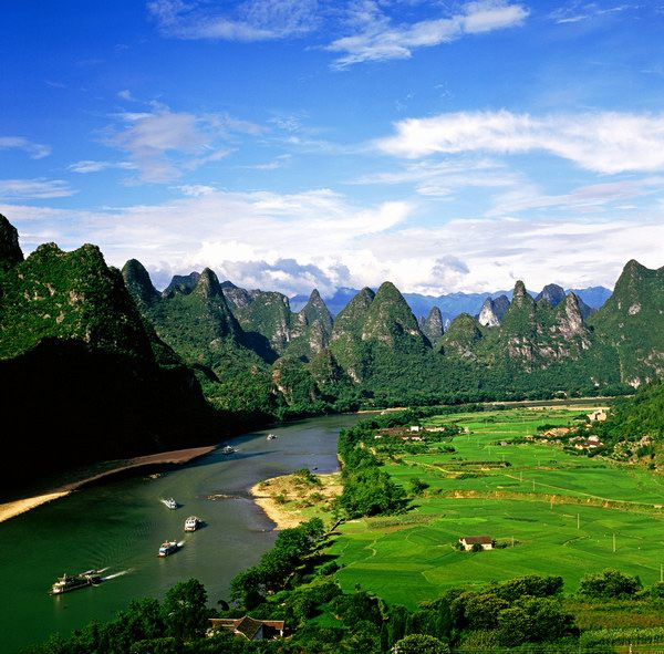 Photo, Image & Picture of Farmland on Li River Side